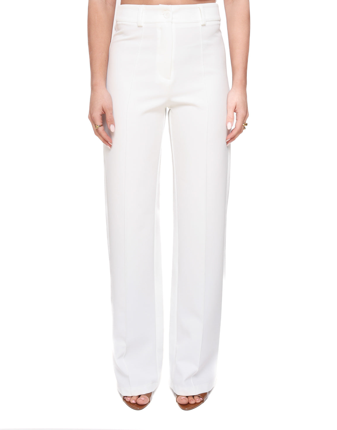Witte Basic - Pantalon | Olivia & Kate
