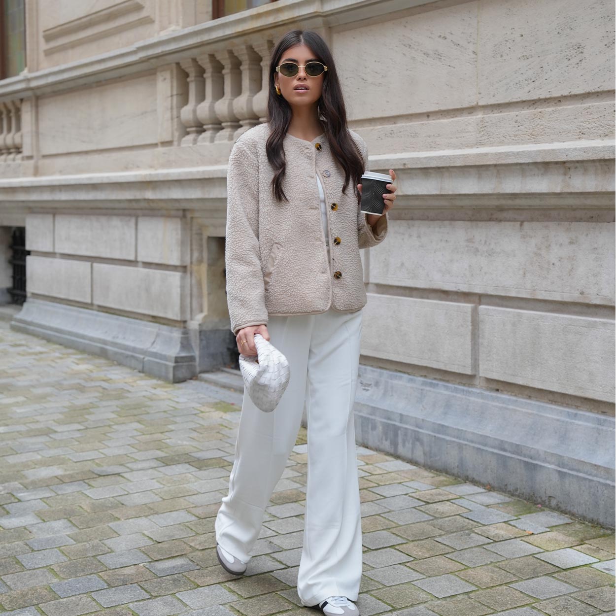 Witte Wijde - Pantalon | Olivia & Kate