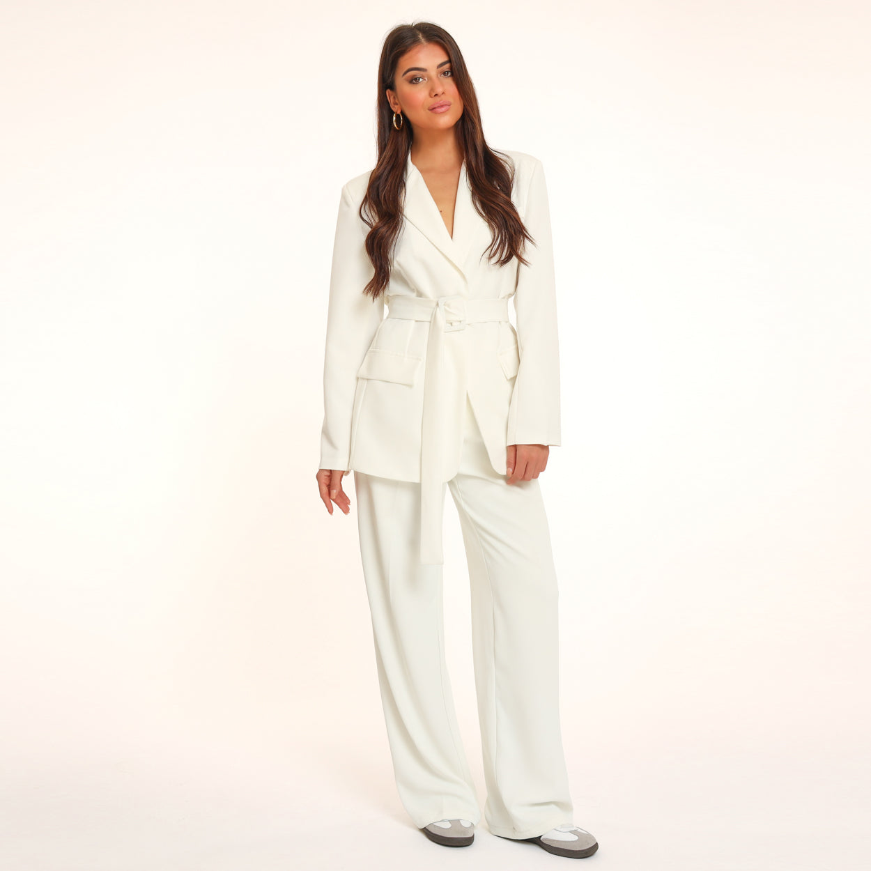 Witte Wijde - Pantalon | Olivia & Kate