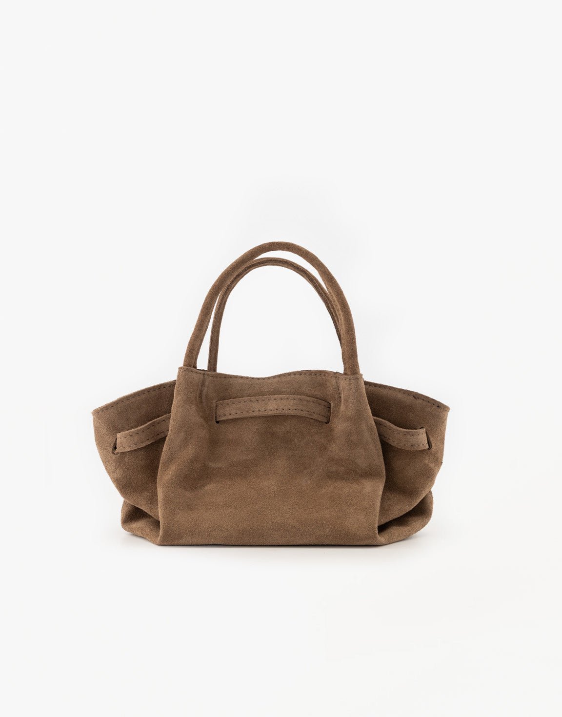 Taupe Suede Shopper - Tas | Olivia & Kate - Olivia & Kate