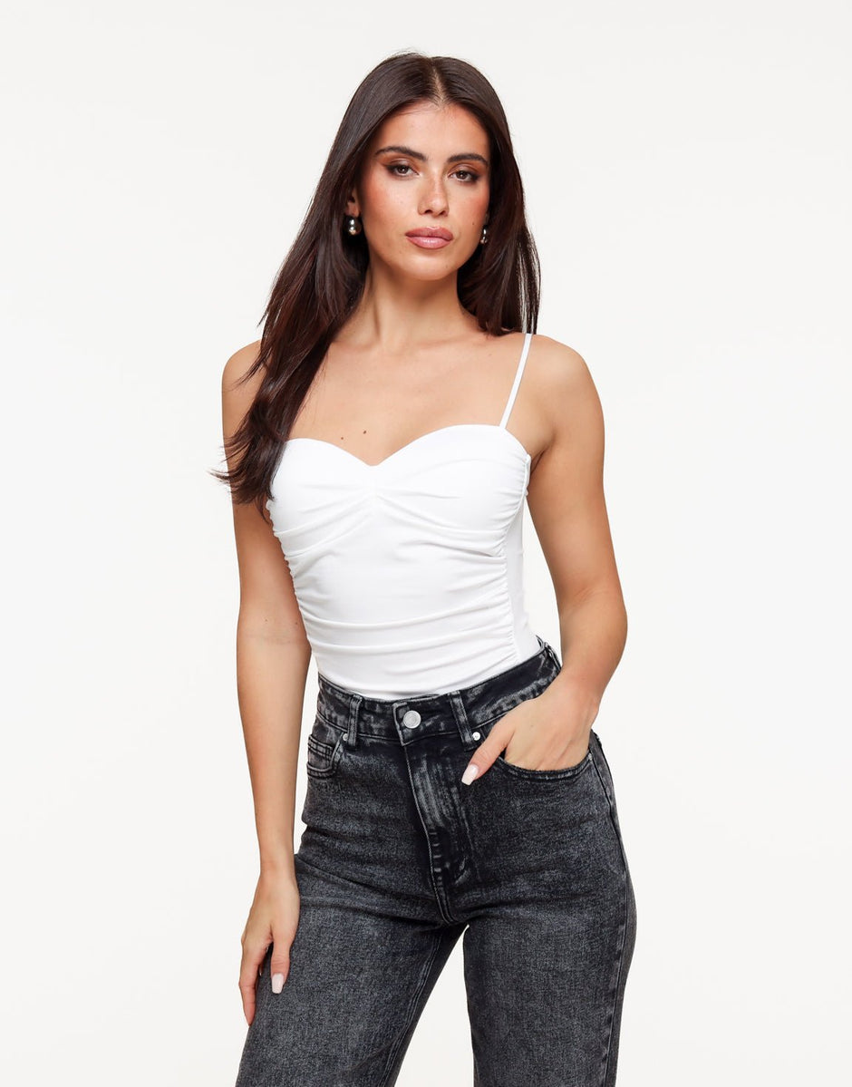 Witte Basic Aangesloten - Body | Olivia & Kate - Olivia & Kate