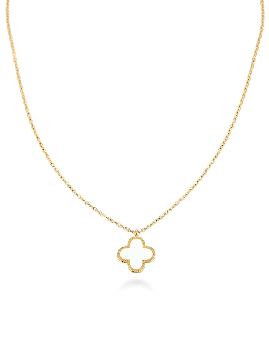 Witte Klaver - Ketting | Olivia & Kate - Olivia & Kate